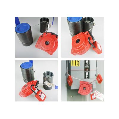 China BOSHI Adjustable Steel Cable Wire Shackle Safety Padlock Te koop