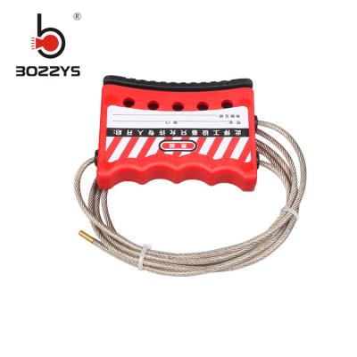 China BOSHI Industrial Safety Modern Design Adjustable Cable Lockout Te koop