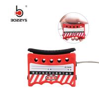 China BOSHI OEM Acceptable Multipurpose Adjustable Cable Safety Lockout for sale