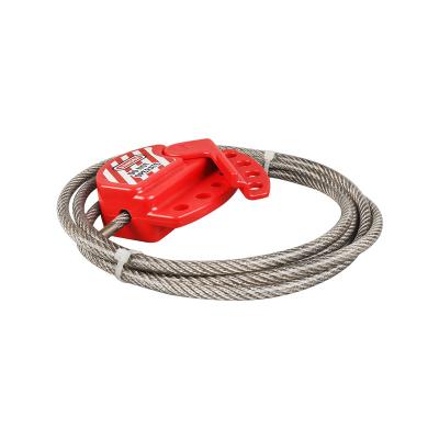 Cina Serrata per tutti gli usi regolabile del cavo, serratura materiale del cavo di Tagout di serrata del PC in vendita