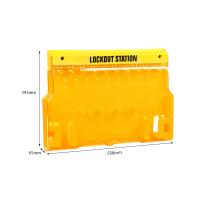 China Customized Portable Combination lockout tagout station for sale