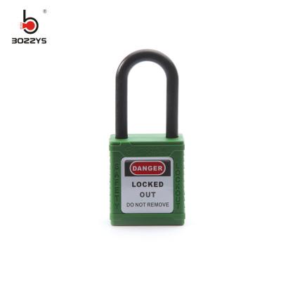 China BOSHI China Factory 38mm Plastic Shackle Insulated Safety Padlocks à venda