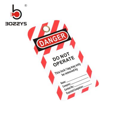 Chine Étiquettes de lock-out de sécurité de lutte contre l'incendie conçues pour différentes occasions à vendre
