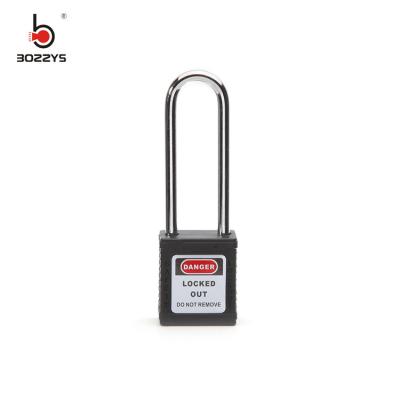 Cina BOSHI Custom Logo Colorful 76mm Long Shackle Safety Padlocks in vendita