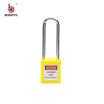Cina BOSHI Custom Logo Colorful 76mm Long Shackle Safety Padlocks in vendita