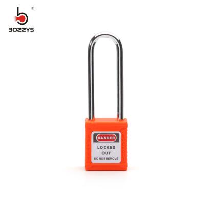 Cina BOSHI Custom Logo Colorful 76mm Long Shackle Safety Padlocks in vendita