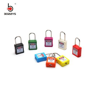 中国 BOSHI Custom Logo Multi-Color Optional 38Mm Steel Shackle Safety Padlock 販売のため
