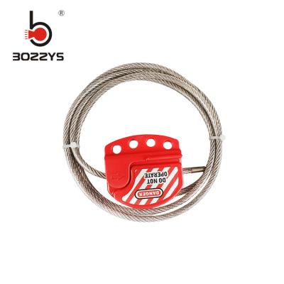 China BOSHI Hot Selling 2019 Nylon PA Steel Safety Cable Lockout Device Te koop