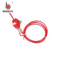 China BOSHI Good Price Adjustable Wheel Type Safety Cable Lockout Devices for sale