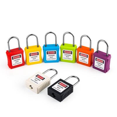中国 Chinese manufacturer stainless steel Zenex composite shackle safety tagout loc-kout padlock with master key 販売のため