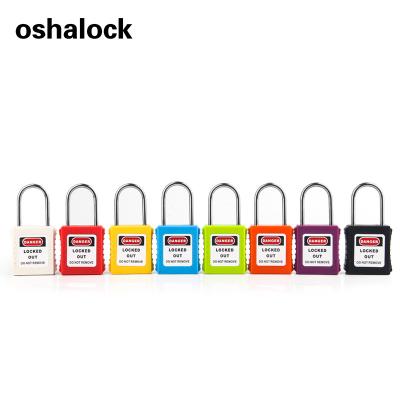 中国 Chinese manufacturer stainless steel Zenex composite shackle safety tagout loc-kout padlock with master key 販売のため