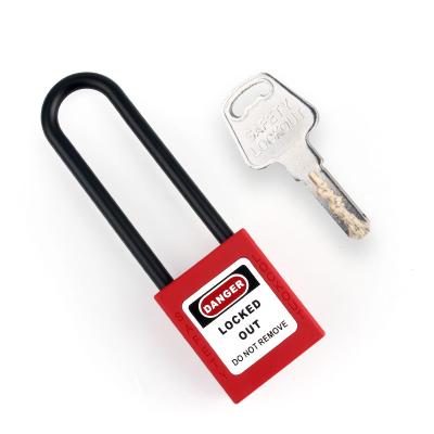 中国 OSHALOCK 76MM nylon long beam Explosion-proof Industrial equipment lock Insulated security padlock 販売のため