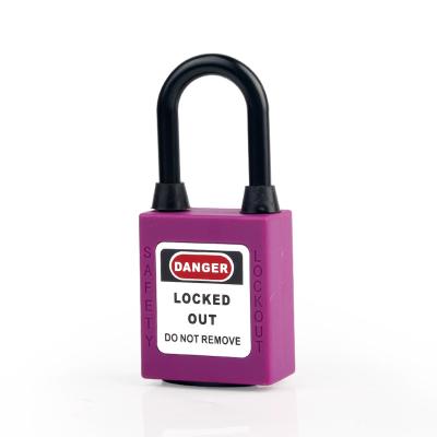 Cina 38mm dust-proof Anti-magnetic explosion-proof lockout Insulated safety padlock with master keys in vendita
