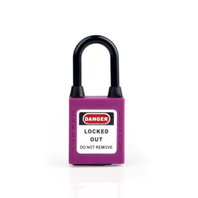 Cina 38mm dust-proof Anti-magnetic explosion-proof lockout Insulated safety padlock with master keys in vendita