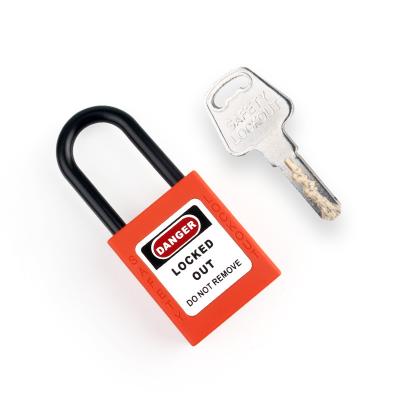 中国 lockout Non-Conductive nylon body Safety Padlock 販売のため