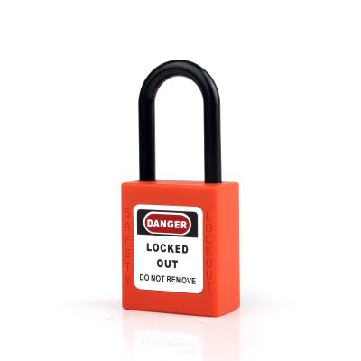 Cina lockout Non-Conductive nylon body Safety Padlock in vendita
