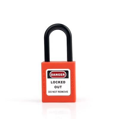 Cina lockout Non-Conductive nylon body Safety Padlock in vendita