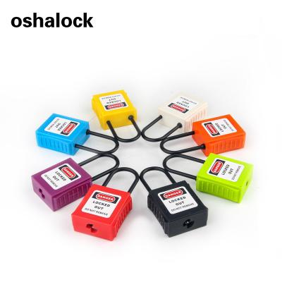 China Chinese manufacturer non-conductive and non-sparking safety tagout lockout padlock Customizable labels and laser coding Te koop