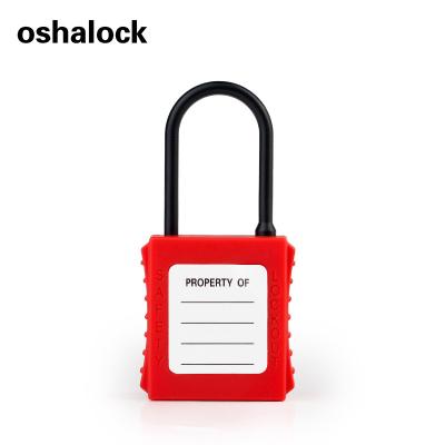 China Chinese manufacturer non-conductive and non-sparking safety tagout lockout padlock Customizable labels and laser coding Te koop