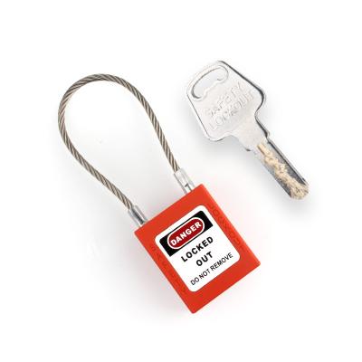 China Stainless steel cable safety padlocks keyed alike à venda