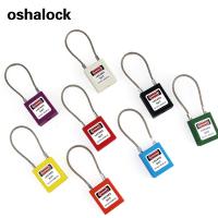China Customized stainless steel Safety lockoutCable  padlock with master keys for sale