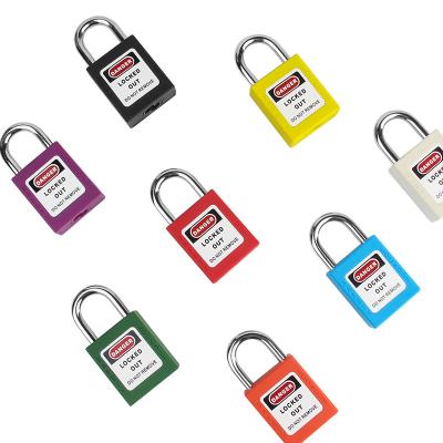 China 20mm Steel beam plastic nylon safety padlock à venda