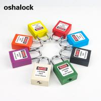 China Nylon black body insulation padlock with keyed alike for sale