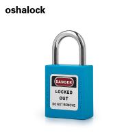China Steel beam plastic safety padlocks keyed alike for sale