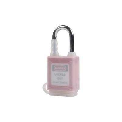 Chine BOZZYS normal 38 mm steel shackle safety padlock with white color dust-proof cover à vendre