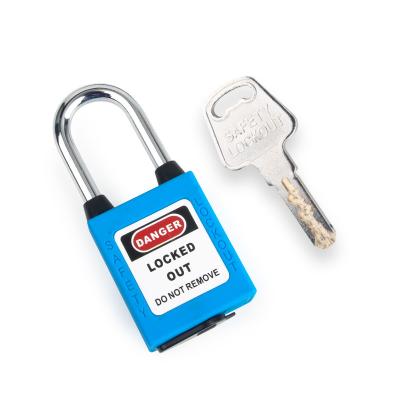 China Steel Shackle industrial padlock With Key Alike à venda