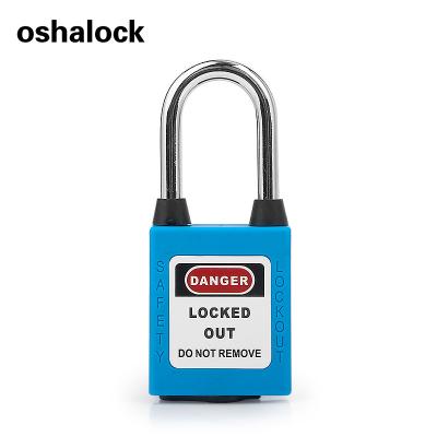 Cina Steel Shackle industrial padlock With Key Alike in vendita