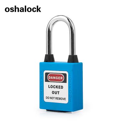 Cina Steel Shackle industrial padlock With Key Alike in vendita