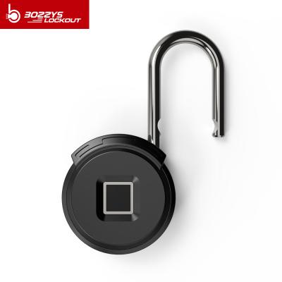 Chine Le cadenas rechargeable Keyless noir de Smart d'empreinte digitale de serrure de porte d'USB ouvrent vite la puce se développante d'individu en alliage de zinc en métal à vendre