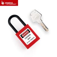 China 38MM Safety Lockout Padlocks Plastic Shackle Material CE Certification for sale