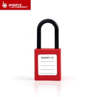 China Durable 38MM Plastic Safety Padlock , Short Shackle Master Lock Lockout Locks for sale