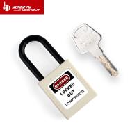 China OSHA ABS Plastic 38mm Nylon Insulation Shackle Padlock for sale