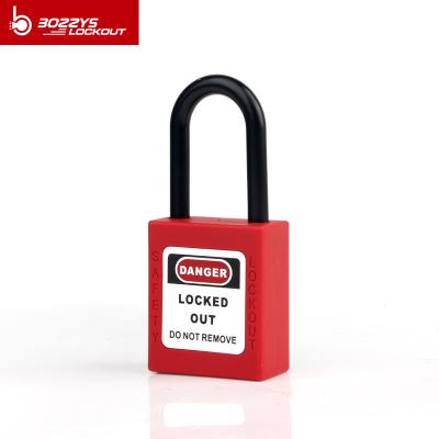 Cina Lucchetto di nylon di sicurezza della chiave primaria del dispositivo d'ancoraggio del corpo della serratura di PA qualsiasi colori disponibili, solitamente rosso e giallo in vendita