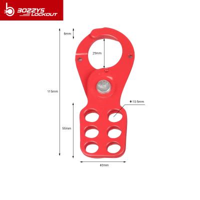 Cina Cerniera rossa materiale d'acciaio di Tagout di serrata dei lucchetti del fornitore 6 di BOSHI Cina in vendita
