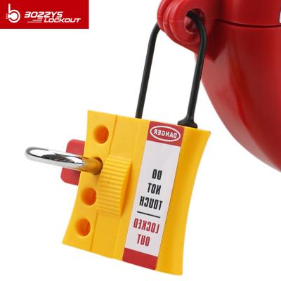 Cina la serrata di nylon della sicurezza del dispositivo d'ancoraggio di 48.5mm chiude con cerniera a occhiello l'isolamento giallo in vendita