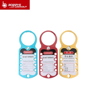 Chine La serrure d'OEM 9 troue le loquet en aluminium de lock-out avec le dispositif d'accrochage de 53mm à vendre