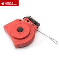 China Impact Resistant Master Lock Adjustable Cable Lockout Concave Design for sale