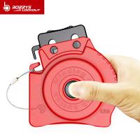China Nylon PA Impact Resistant Cable Lockout Device Concave Design for sale