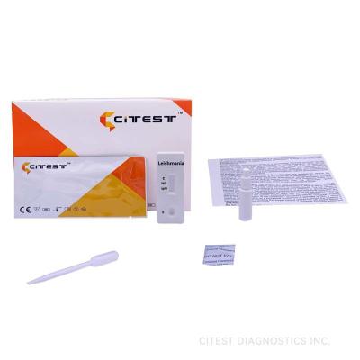 Cina Dosagggio immunologico cromatografico della cassetta rapida della prova di Citest Leishmania IgG IgM in vendita