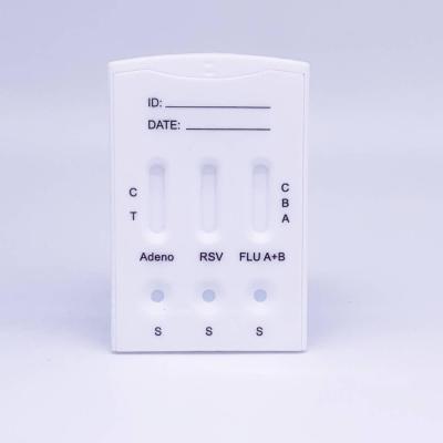 Cina Prova virale del virus respiratorio sinciziale rapido combinato della prova di influenza ab dell'adenovirus RSV in vendita