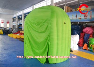 Cina Tenda gonfiabile di mostra di verde della piccola cabina dell'interno della foto in panno di Oxford in vendita