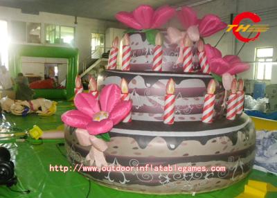 China Three Story Birthday Cake Inflatable Model For Outdoor Exhibitions for sale