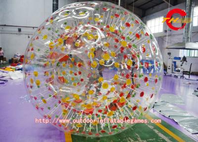 China Color Wave Point Double Inflatable Zorb Ball Water Sports Equipment for sale