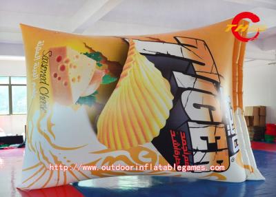 China Color Printing Potato Chip Packaging PVC Inflatable Model Advertising Products for sale