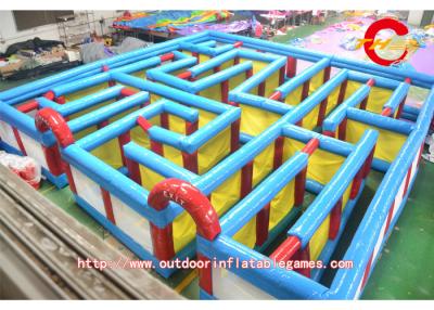 China Square Outdoor Large Inflatable Maze Of Children's Sports Games for sale