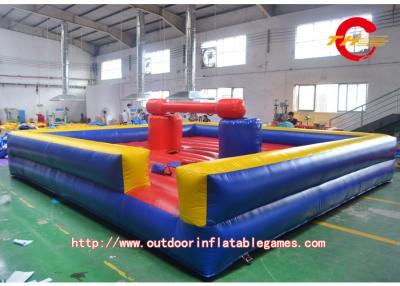 China Blue / Red Inflatable Playground Water / Fire Proof  Adult Movement Ring Games for sale